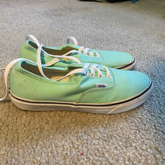 Vans | Shoes | Mint Green Vans | Poshmark